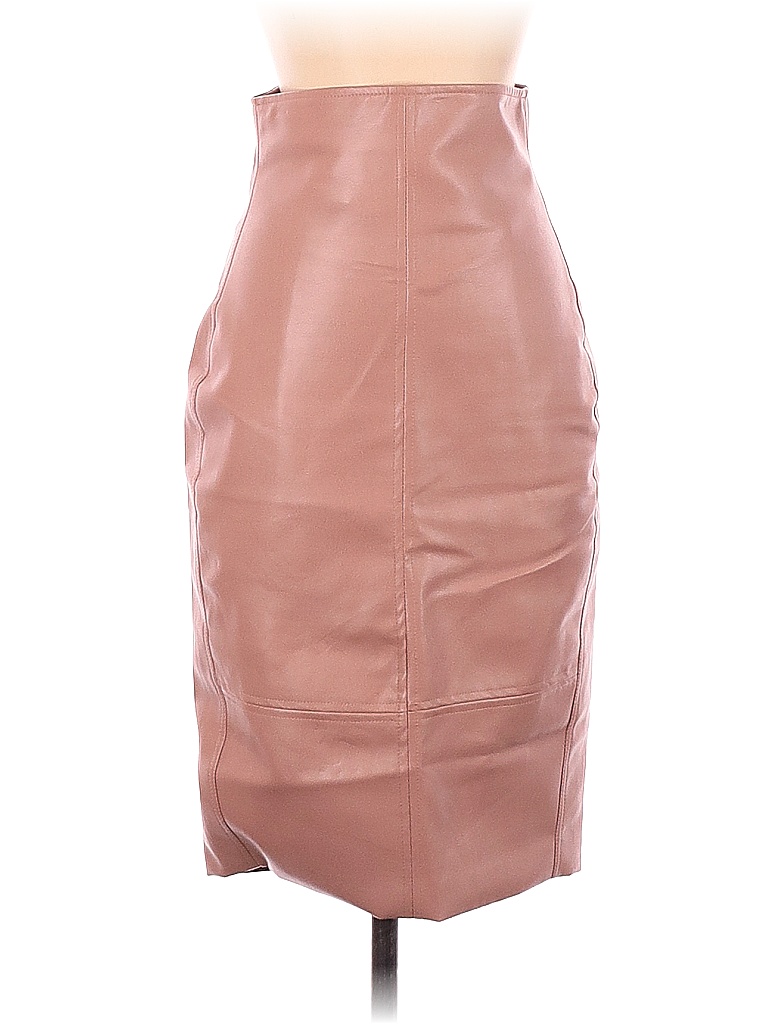 Selfie Leslie 100% Polyurethane Solid Pink Faux Leather Skirt Size XS ...