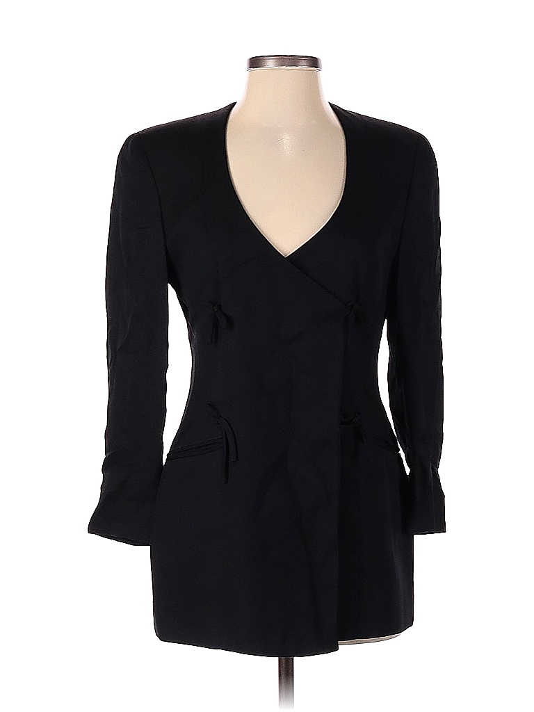 Giorgio Armani 100% Silk Black Silk Blazer Size 38 (IT) - 92% off | ThredUp