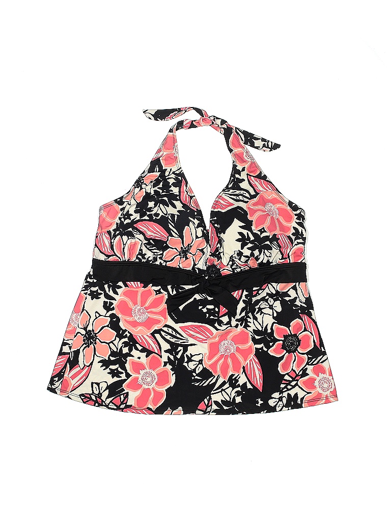 Swimsuits for all Floral Black Swimsuit Top Size 18 (Plus) - 55% off ...