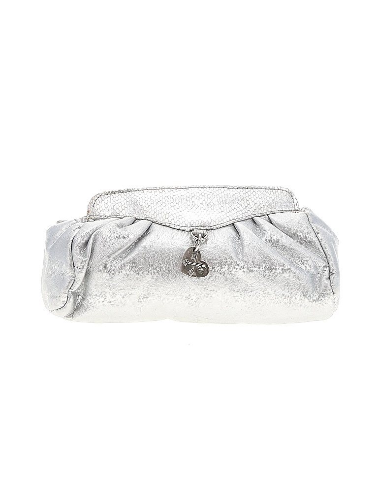 Walmart Solid Metallic Silver Clutch One Size - 47% off | thredUP
