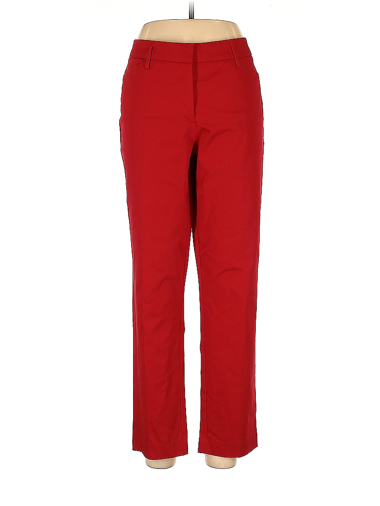 Worthington Solid Red Khakis Size 12 - 47% off | thredUP