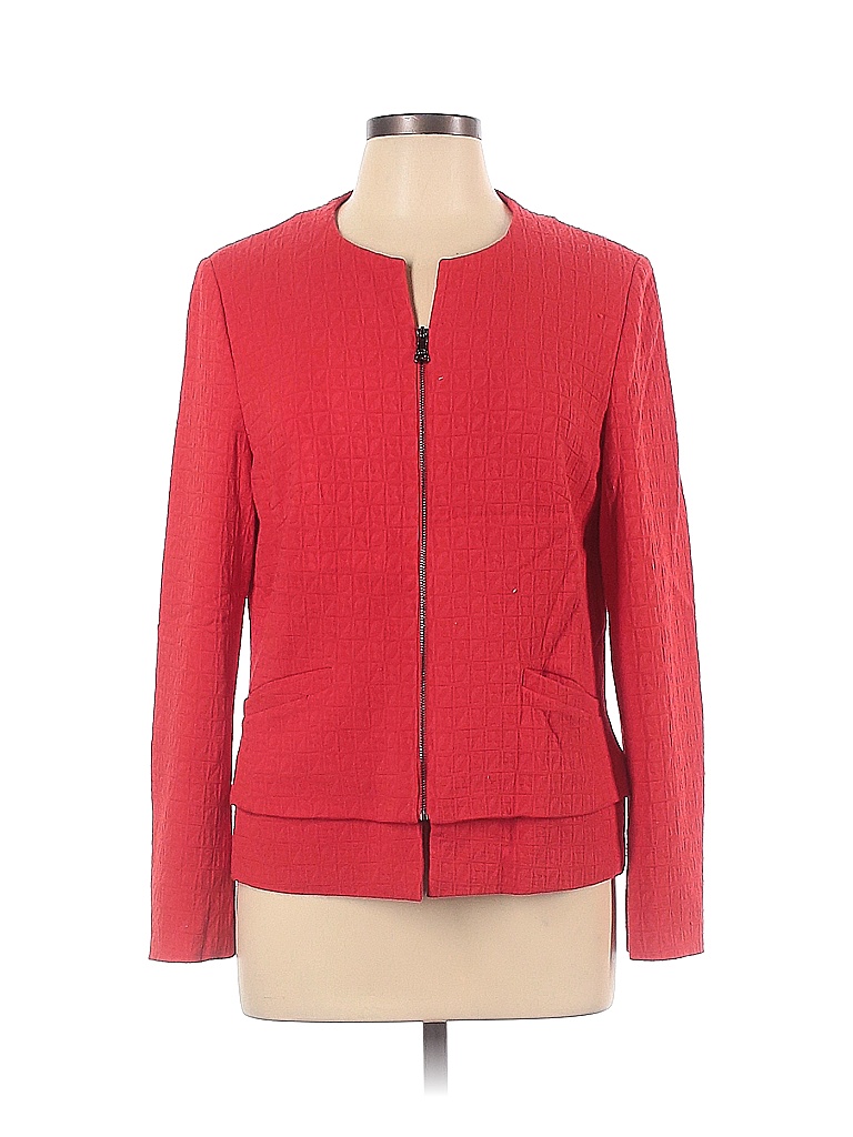 Gerry Weber Solid Colored Red Jacket Size 12 - 85% off | thredUP