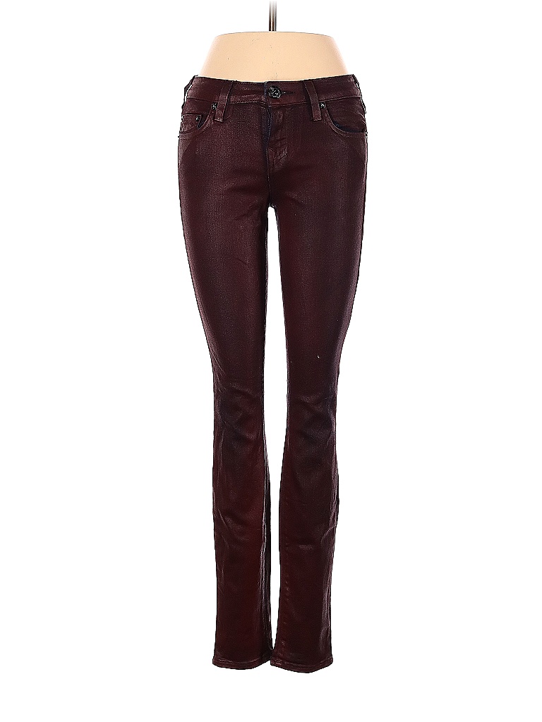 True Religion Solid Maroon Red Jeans 26 Waist - 83% off | thredUP