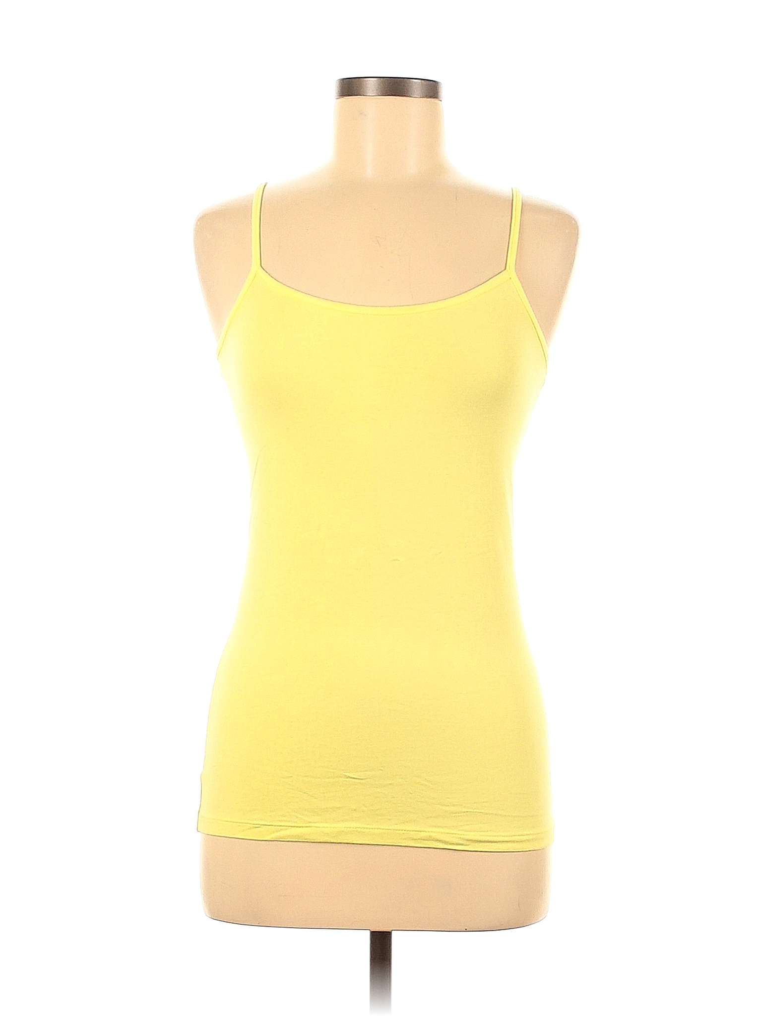 No Boundaries Solid Yellow Green Tank Top Size M 53 Off Thredup