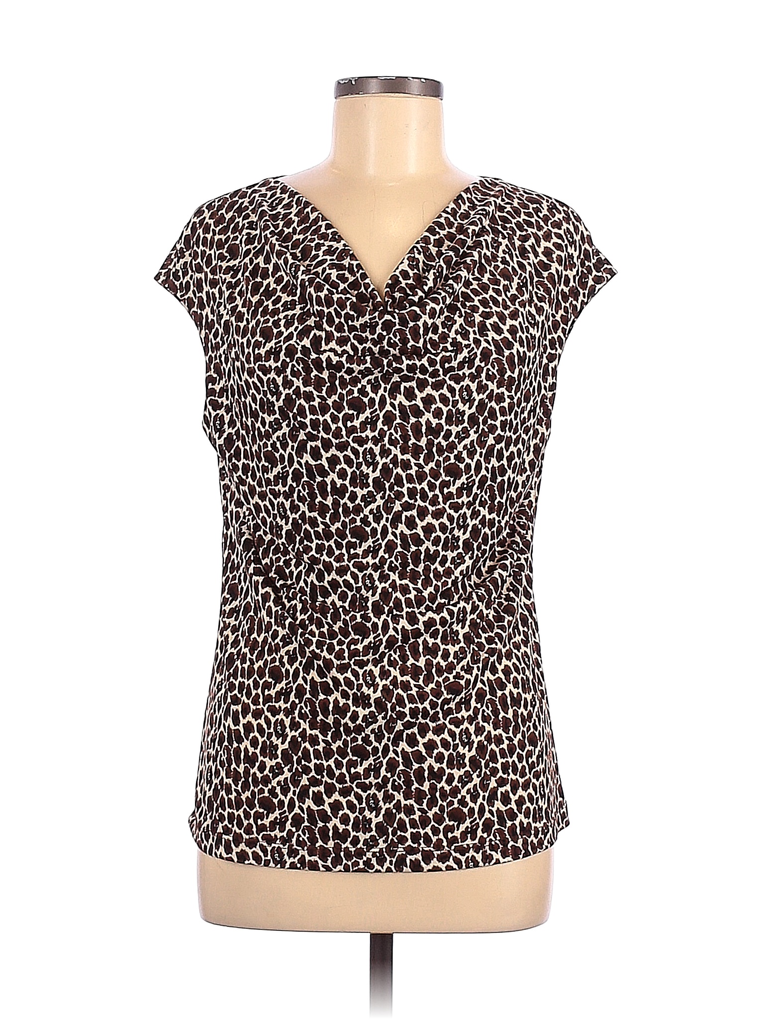 Peck & Peck Multi Color Brown Sleeveless Top Size M - 78% off | thredUP
