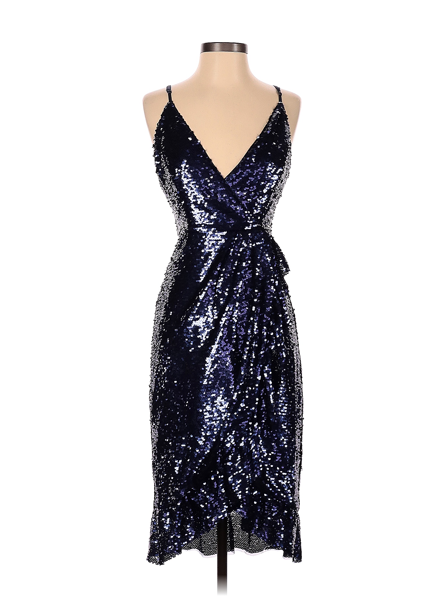 Bebe Solid Blue Cocktail Dress Size XS - 75% off | thredUP