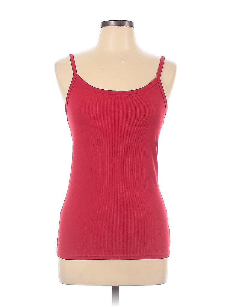 No Boundaries Solid Red Tank Top Size L - 53% off | thredUP