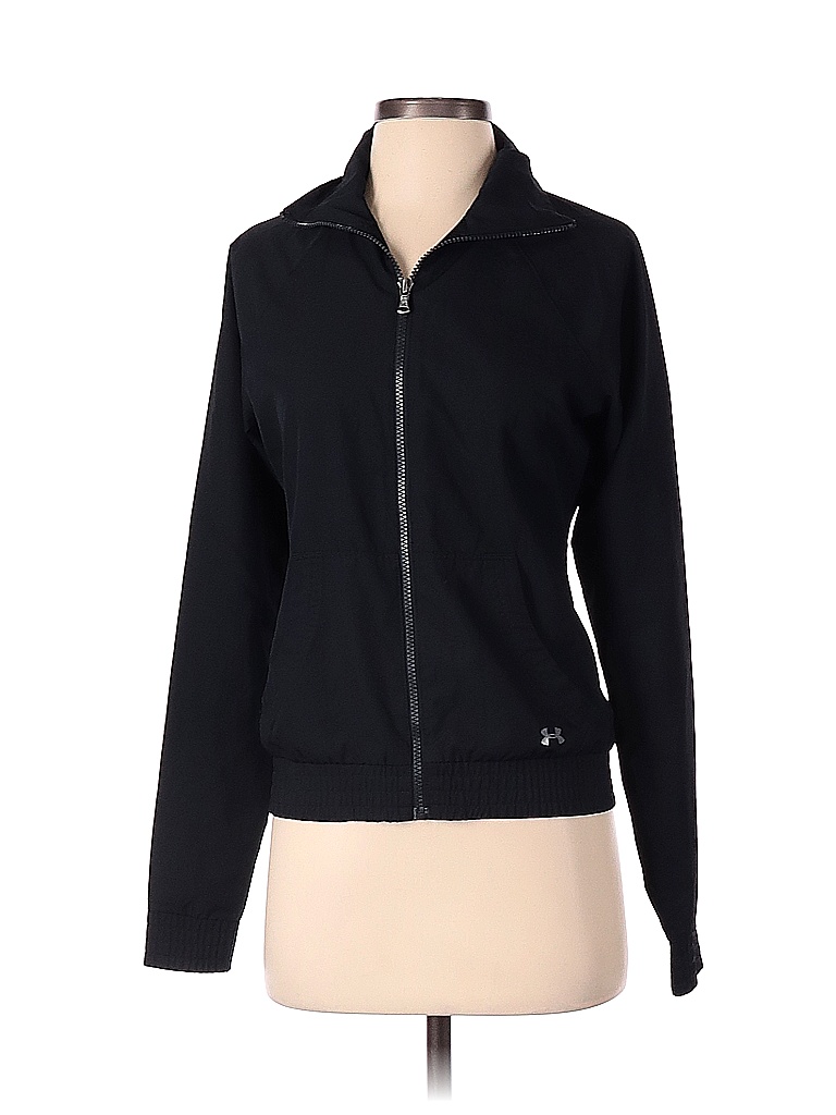 Under Armour 100% Polyester Black Track Jacket Size XS - 68% off | thredUP