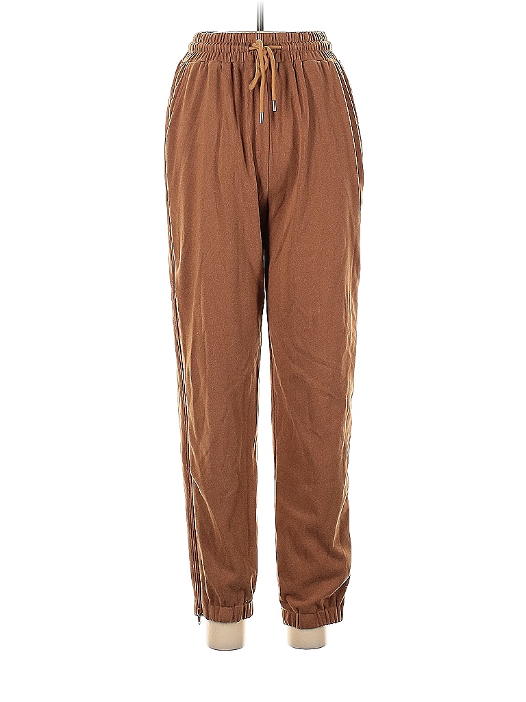 Assorted Brands Solid Brown Casual Pants Size M - 68% off | thredUP