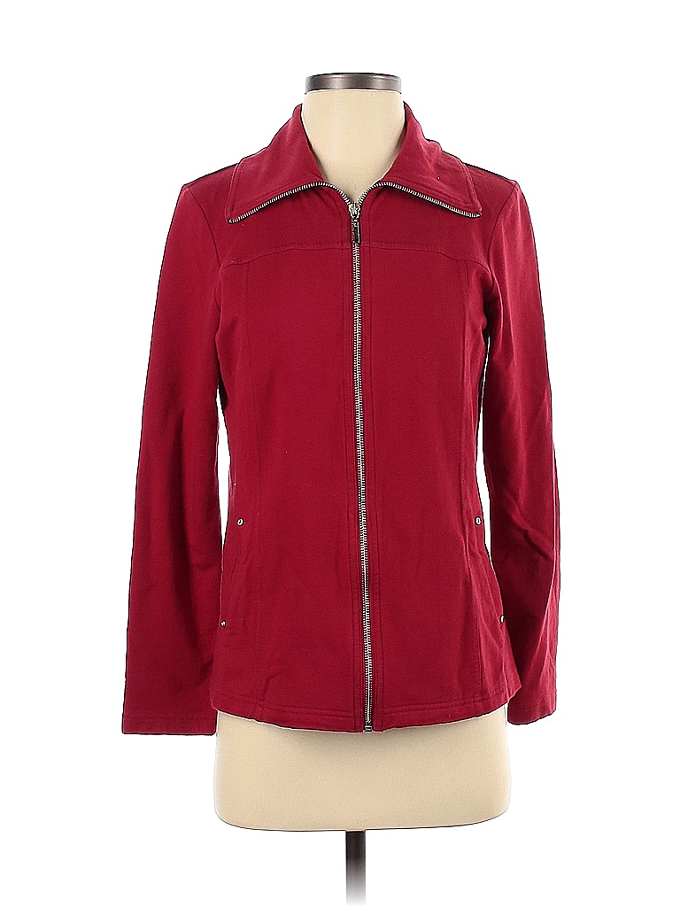 D&Co. Solid Colored Red Track Jacket Size XXS - 65% off | thredUP