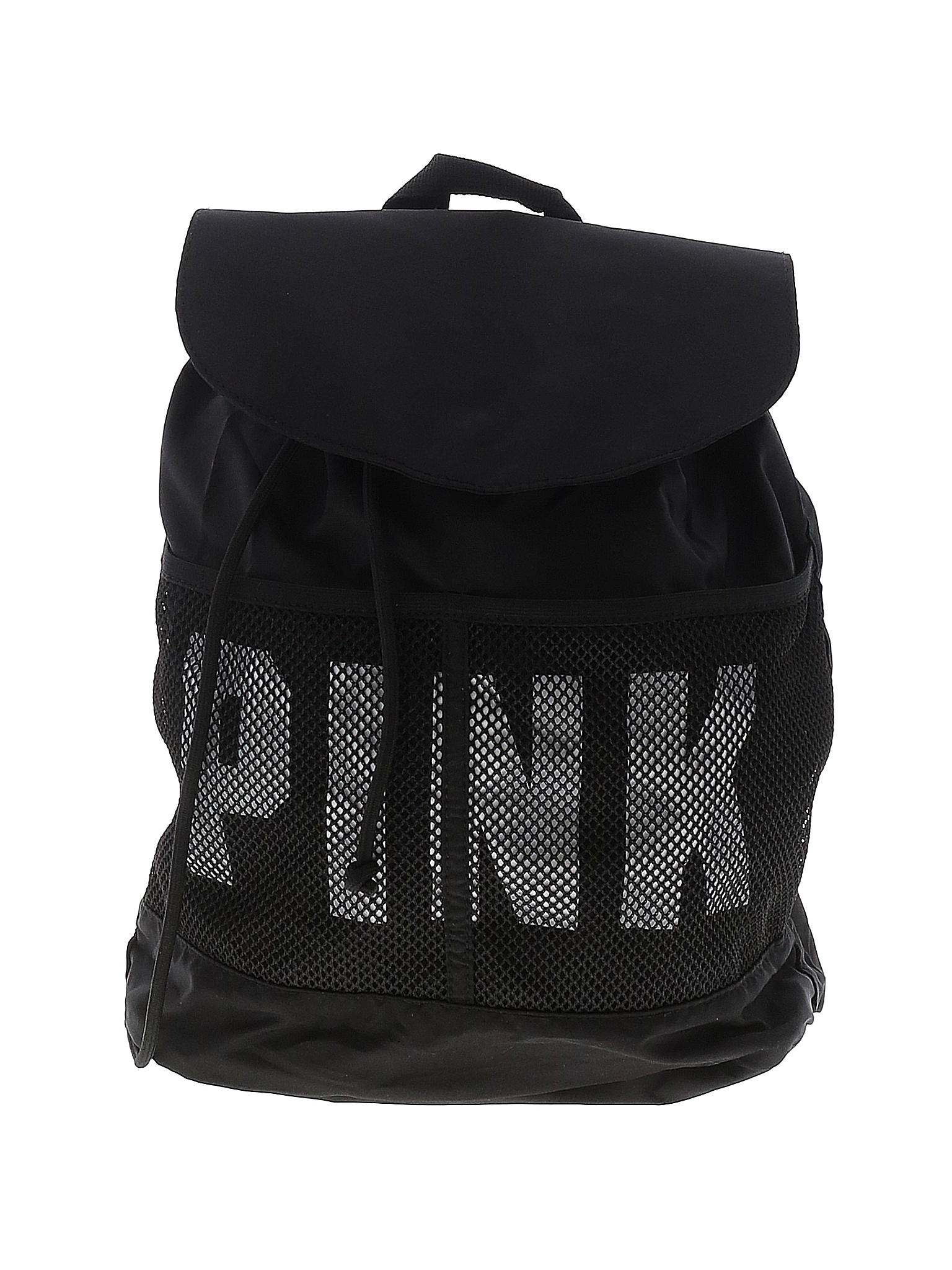 Victoria's Secret Pink Solid Black Backpack One Size - 52% off | thredUP