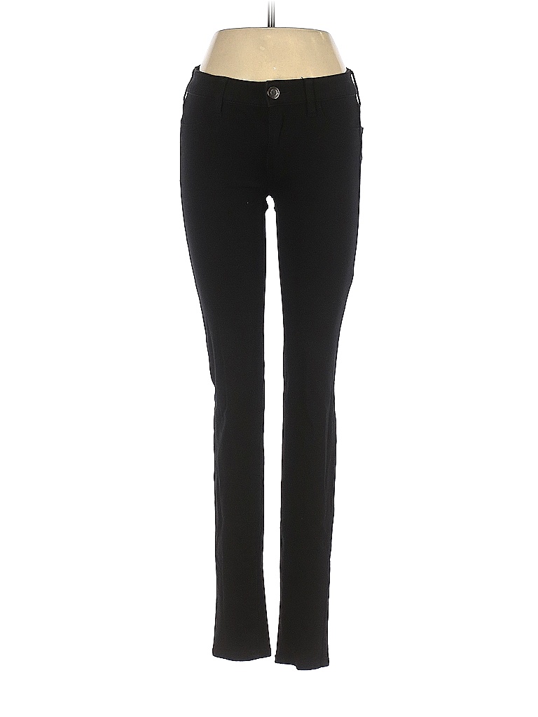 American Eagle Outfitters Solid Black Jeggings Size 2 Tall 64 Off