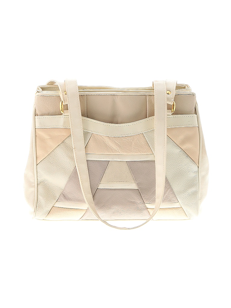 BS 100% Leather Solid Tan Ivory Leather Shoulder Bag One Size - 21% off ...