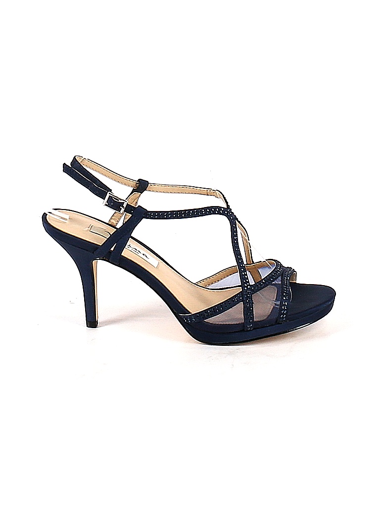 Nima Solid Blue Heels Size 7 - 74% off | thredUP