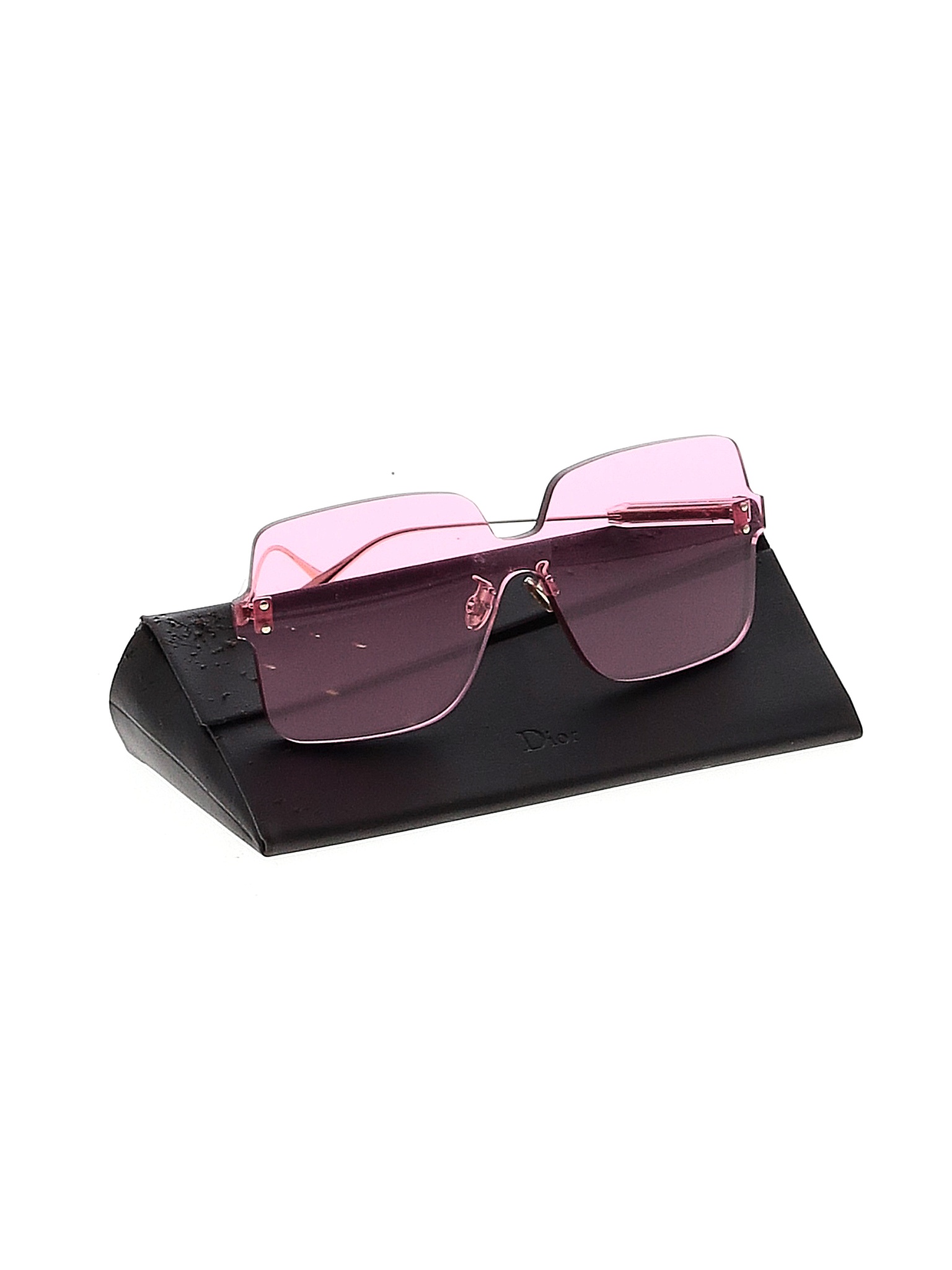 Christian Dior Solid Pink Color Quake 1 Sunglasses One Size - 68% off ...