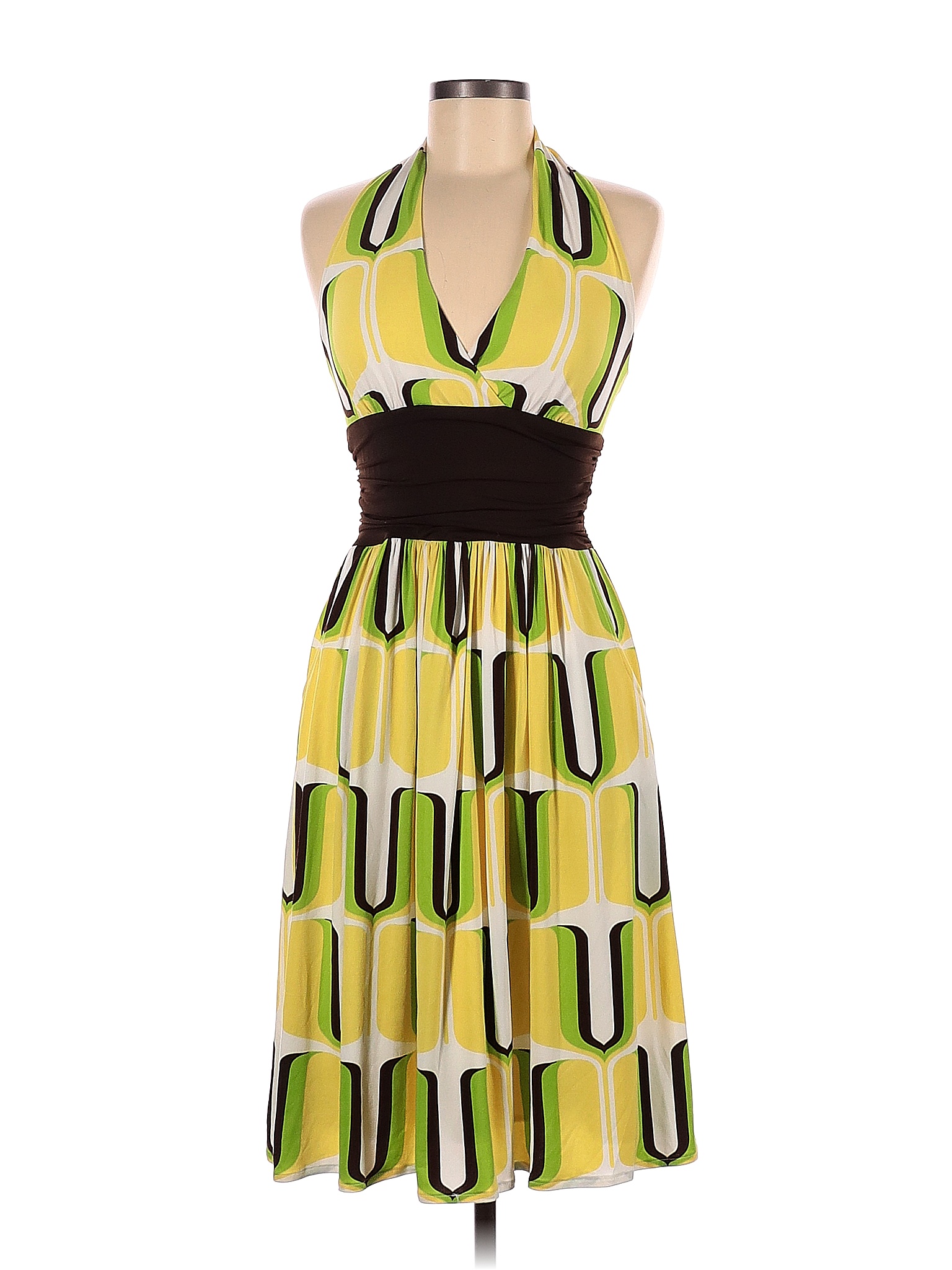 Maggy London Multi Color Yellow Casual Dress Size 6 79 Off Thredup