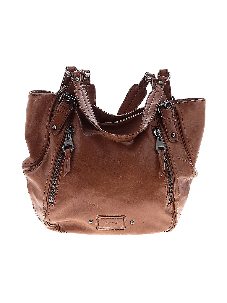 Nine West Solid Brown Shoulder Bag One Size - 72% off | thredUP