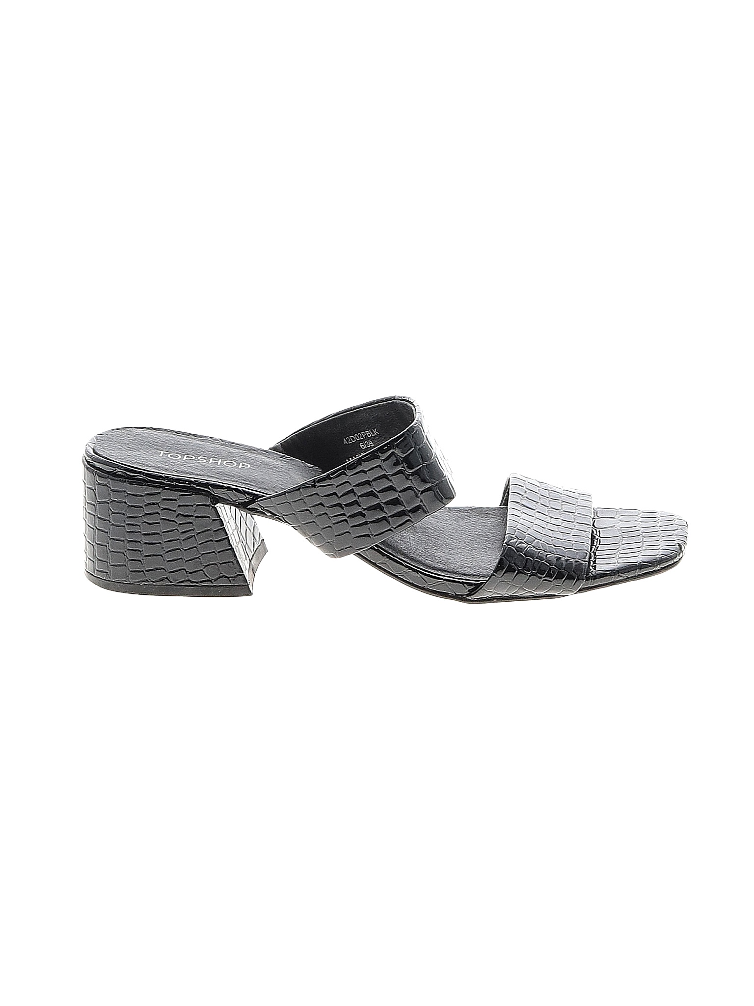 Topshop Solid Black Mule/Clog Size 6 - 67% off | thredUP