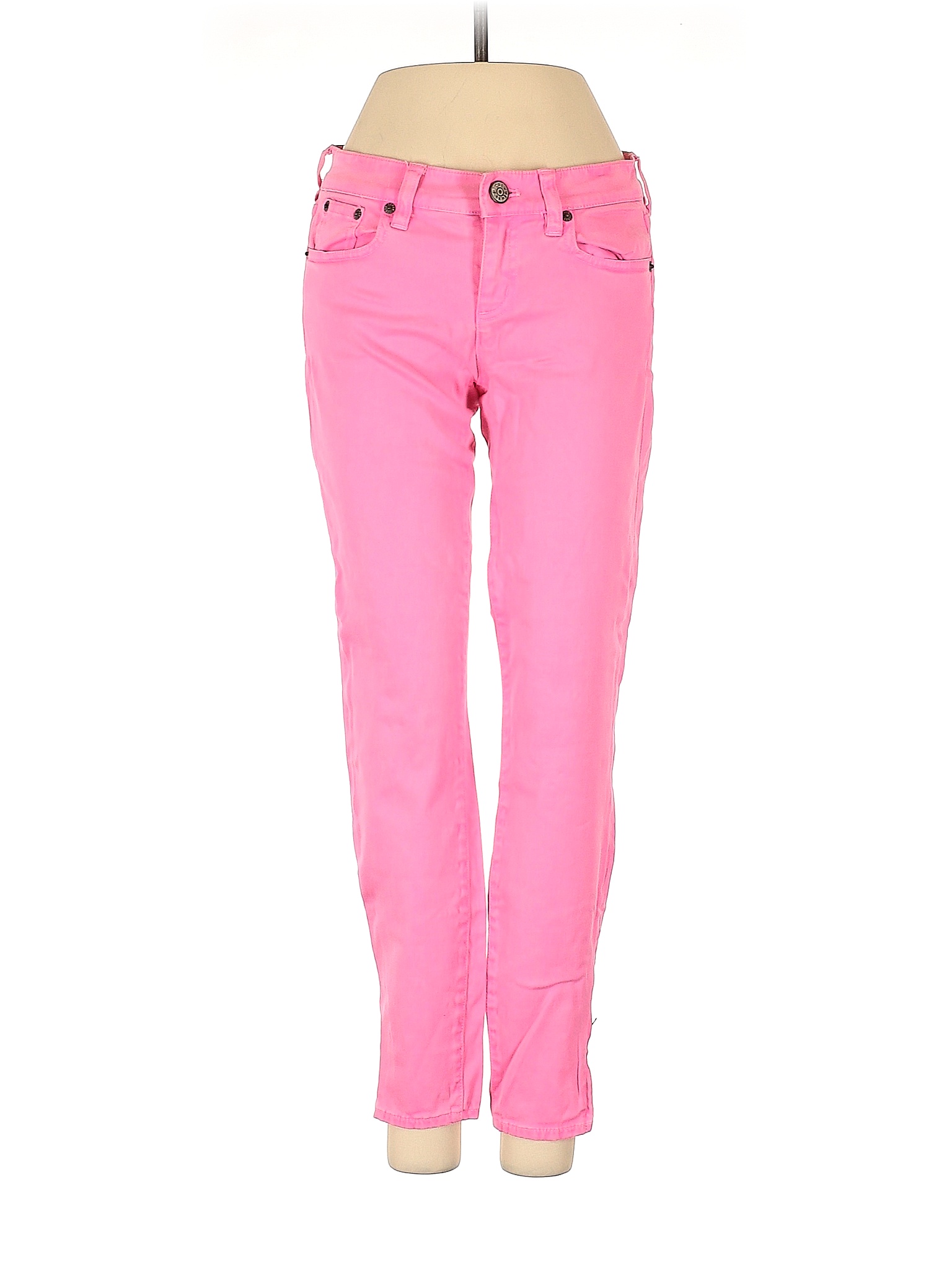 J Crew Solid Pink Jeans 25 Waist 89 Off Thredup