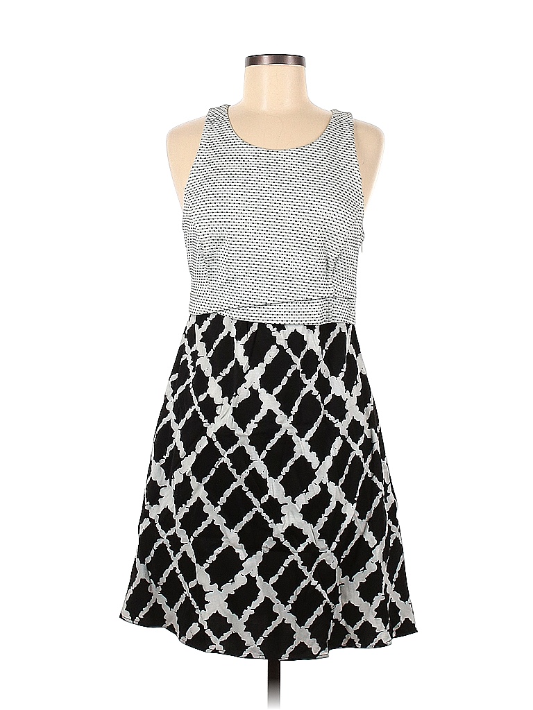 Tabitha Color Block Multi Color White Casual Dress Size 6 - 90% off ...