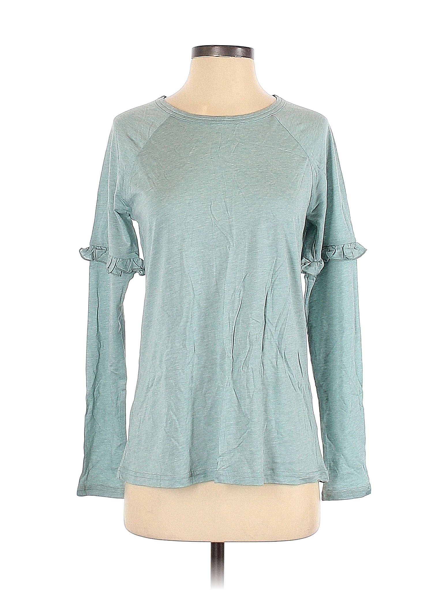 Sundance Solid Blue Long Sleeve Top Size S - 87% off | thredUP