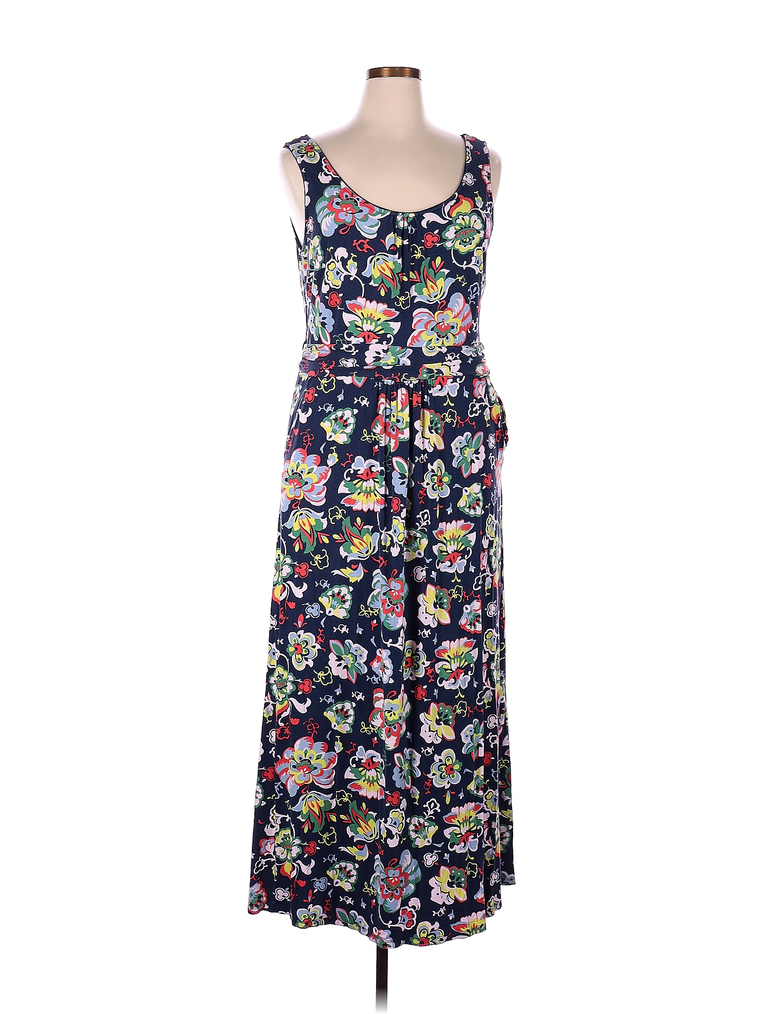 Boden Floral Blue Casual Dress Size 16 63 Off Thredup
