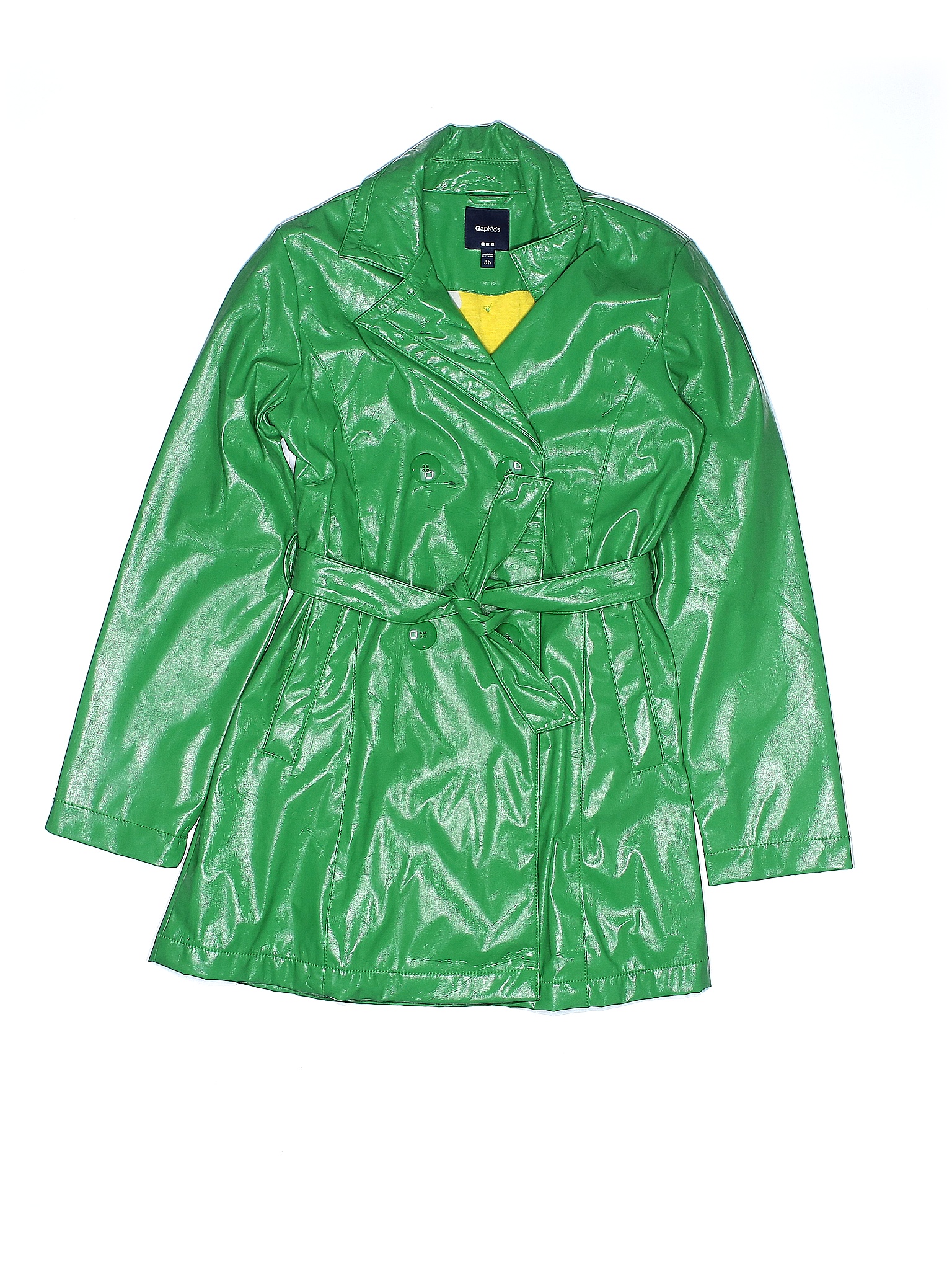 Gap Kids Outlet 100% Polyurethane Green Raincoat Size 12 - 55% off ...