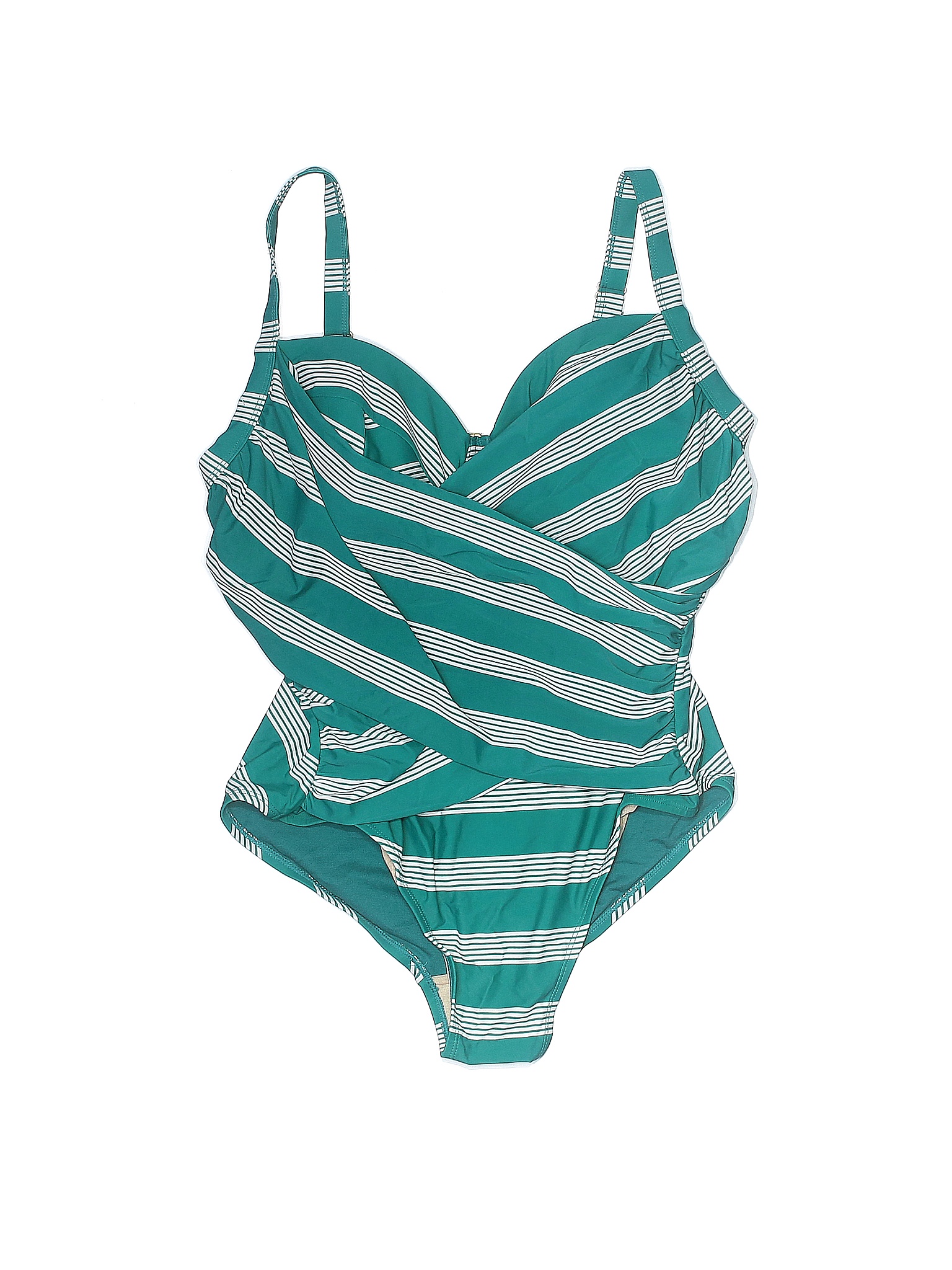 Terra And Sky Teal One Piece Swimsuit Size 0x Plus 26 Off Thredup