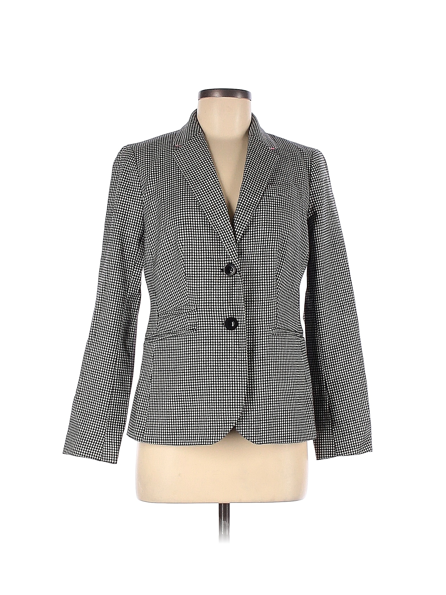 Talbots Gray Black Wool Blazer Size 6 - 80% off | thredUP