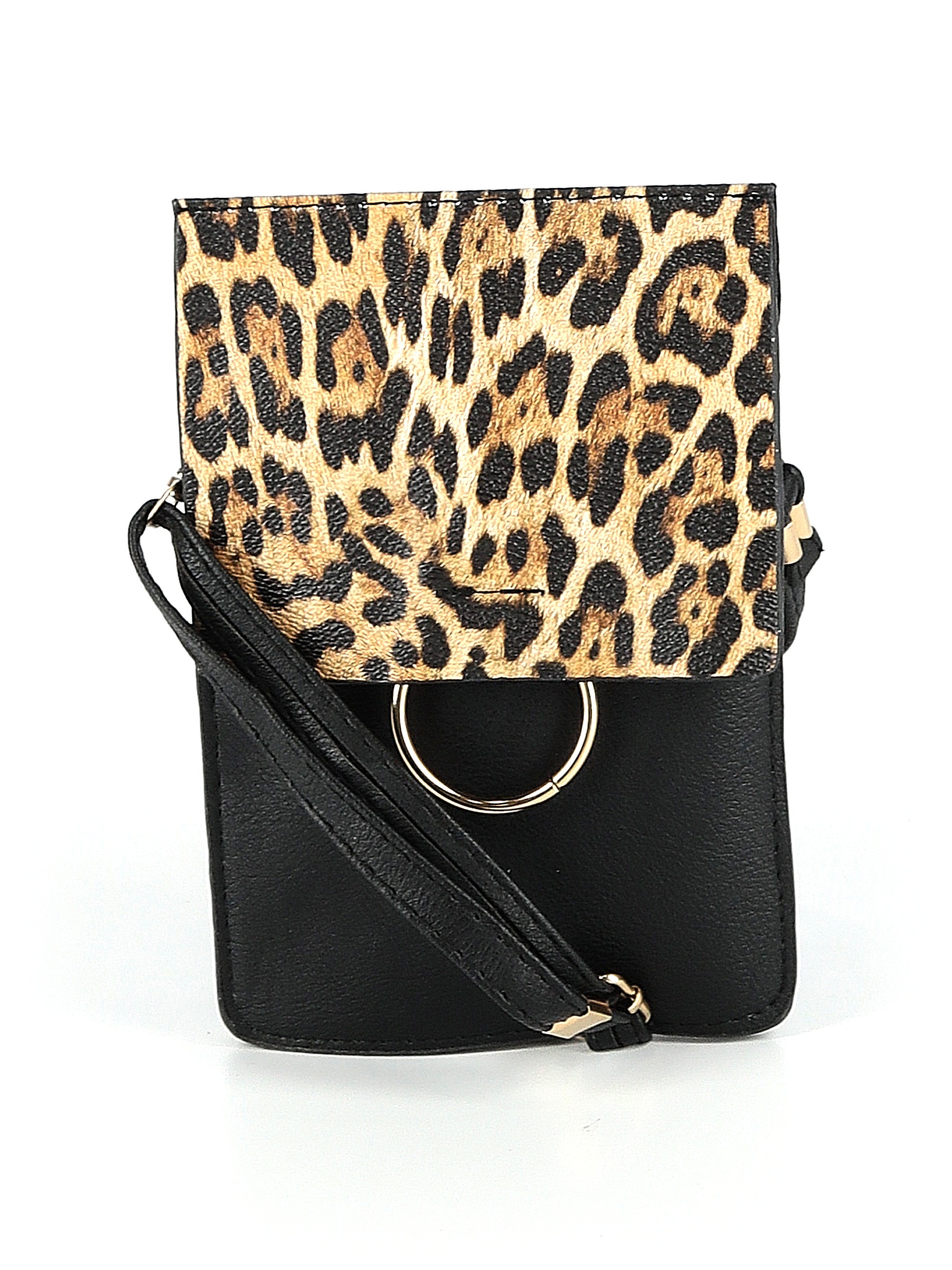 Assorted Brands Animal Print Leopard Print Multi Color Black Crossbody ...