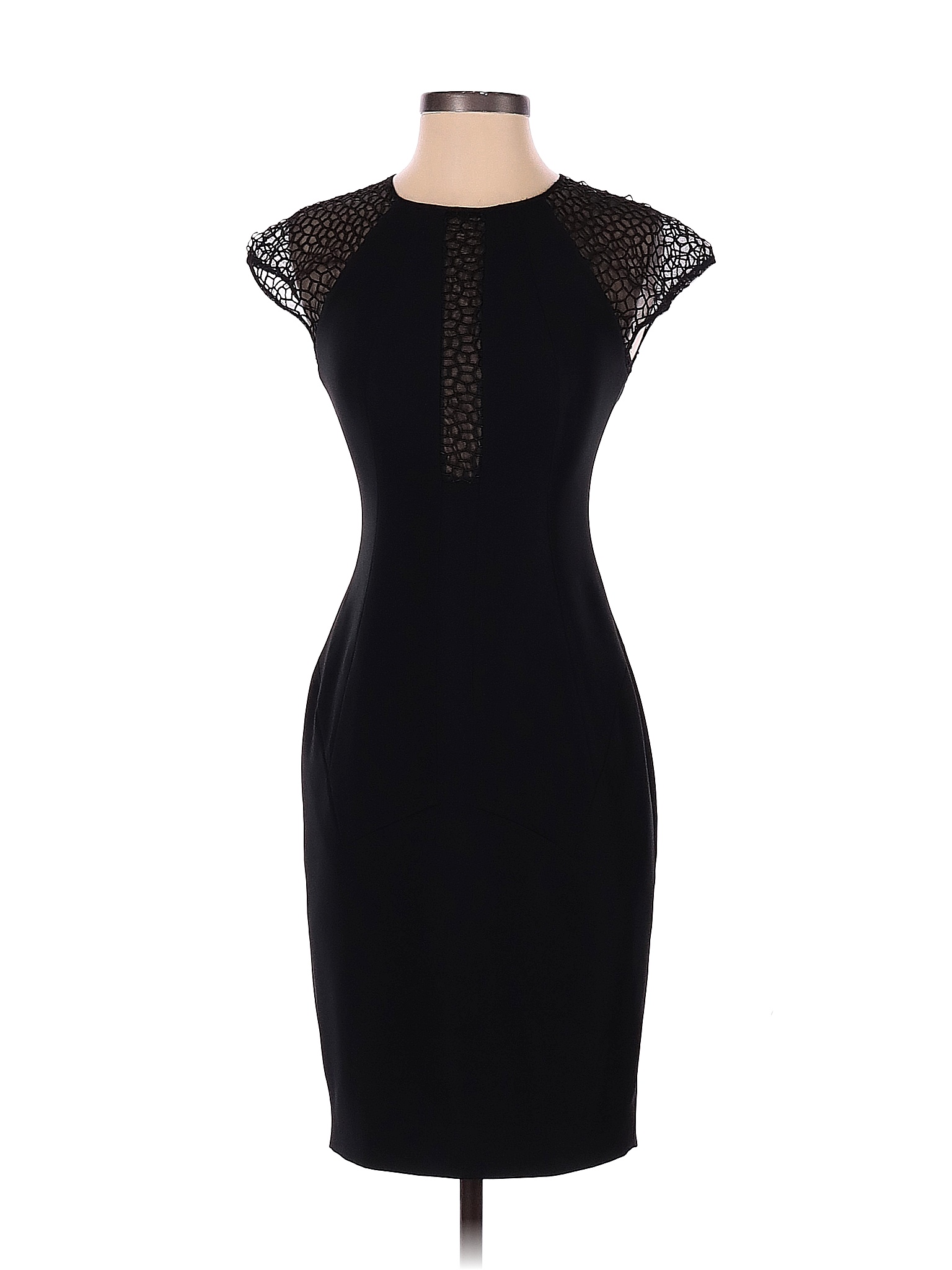 Rachel Roy Solid Black Cocktail Dress Size 2 65 Off Thredup
