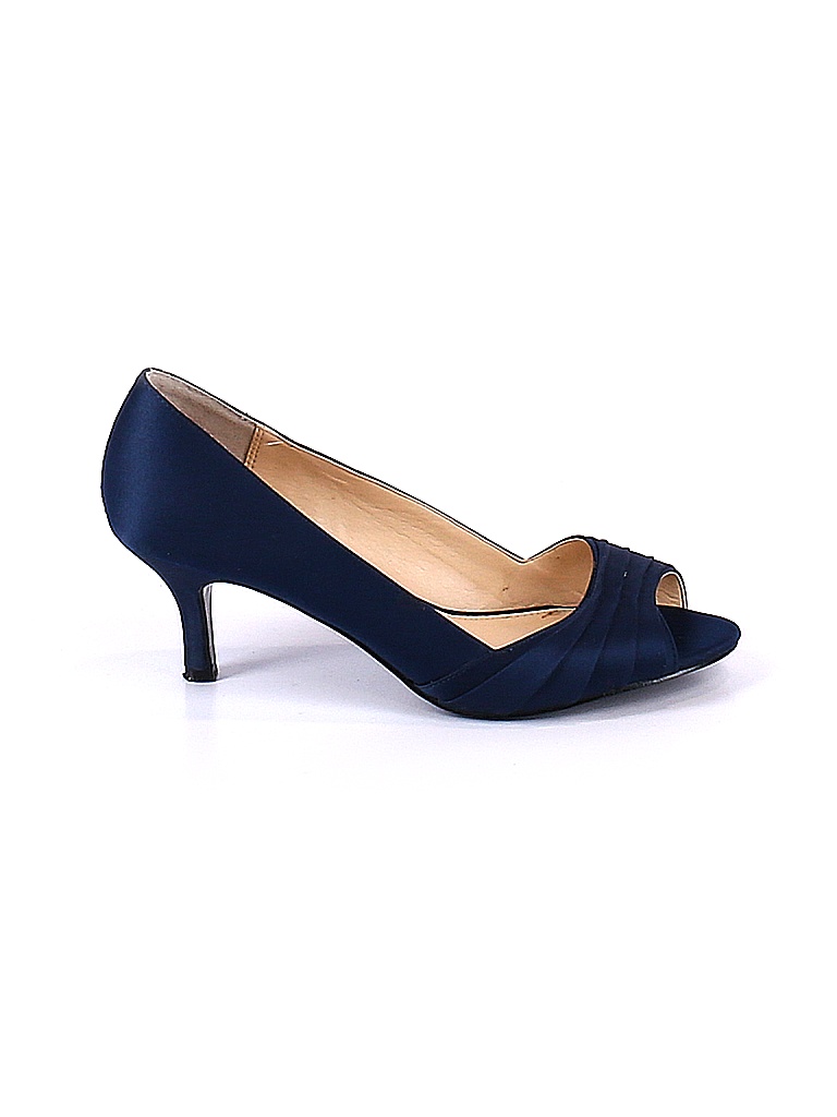 Nina Solid Blue Heels Size 7 1/2 - 72% off | thredUP