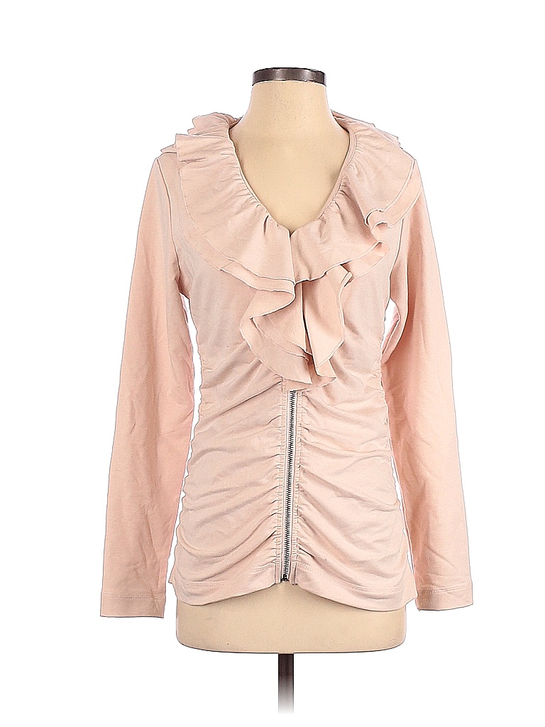 Boston Proper Solid Colored Pink Jacket Size S 75 Off Thredup