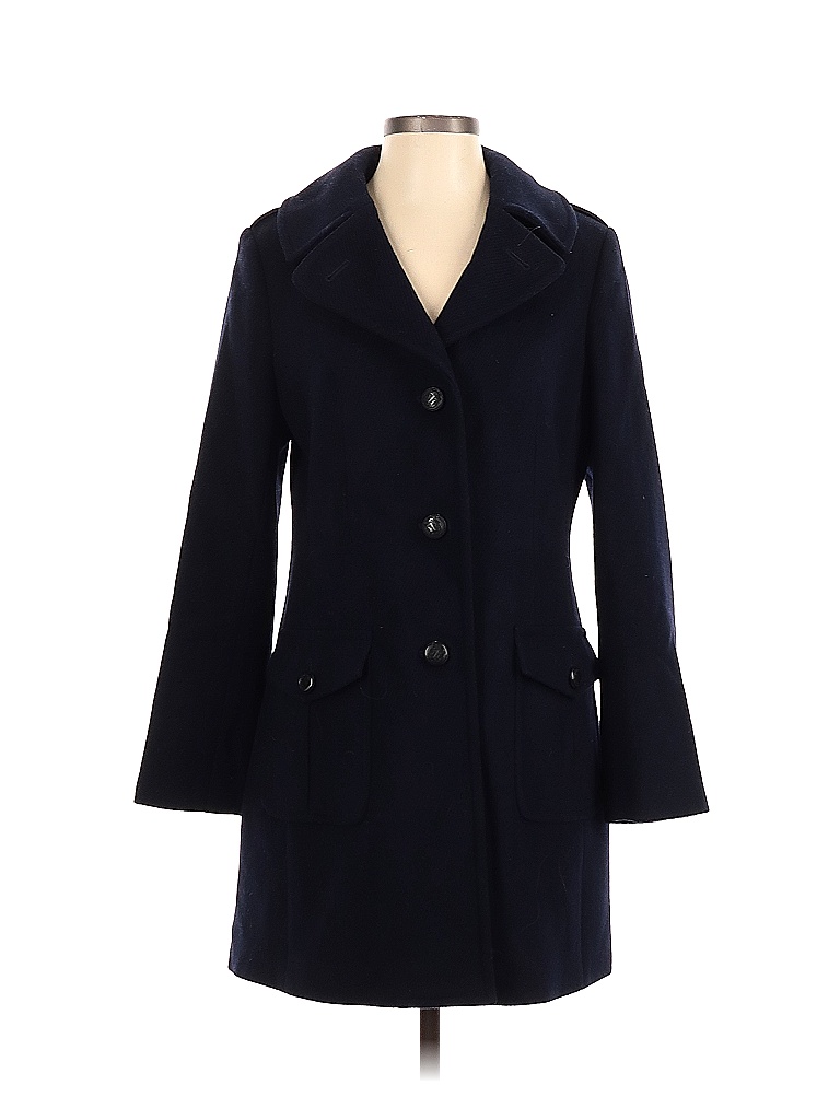 Talbots Solid Black Blue Coat Size 4 - 70% off | thredUP