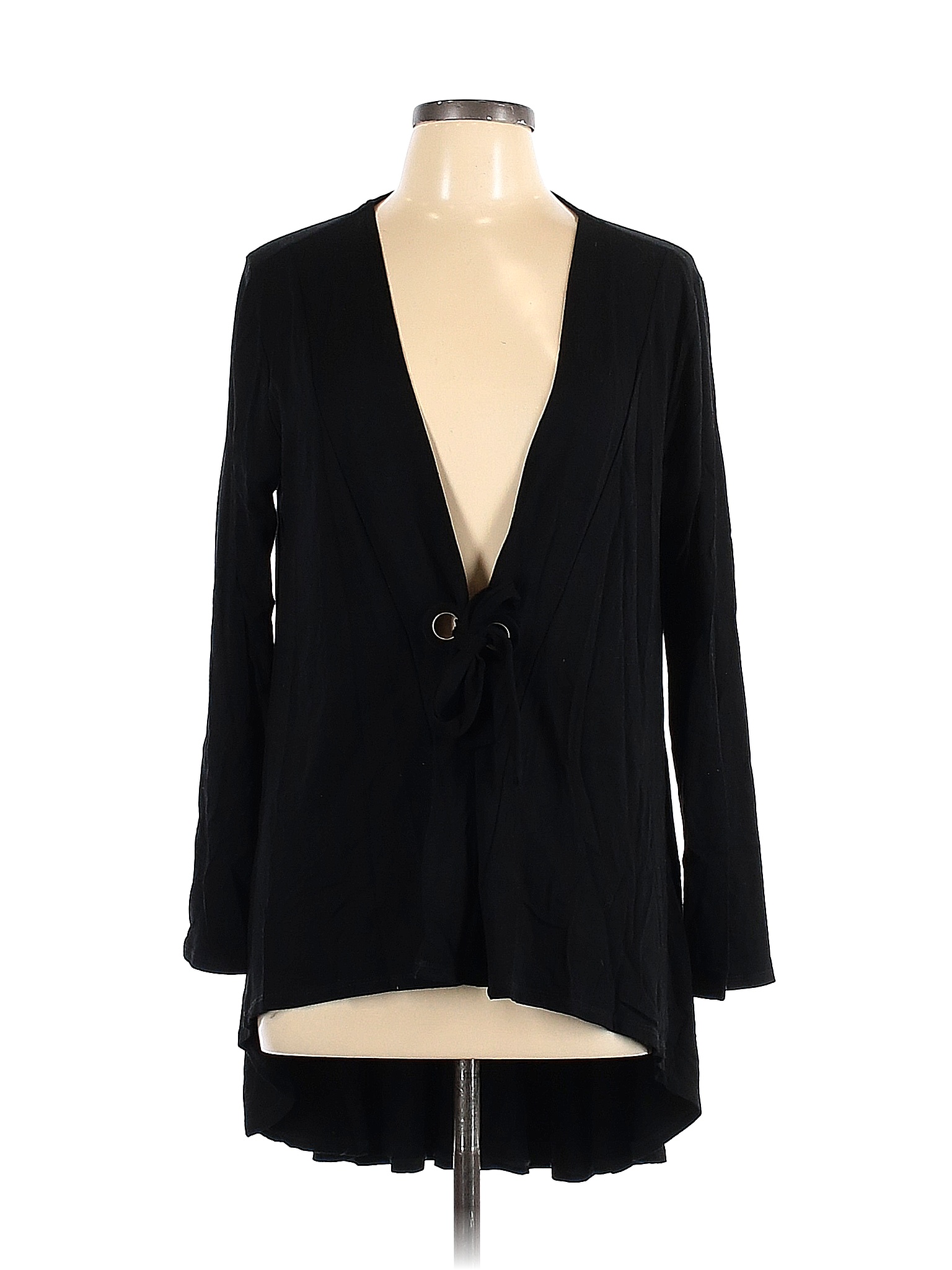 Cupio Solid Black Cardigan Size L - 72% off | thredUP