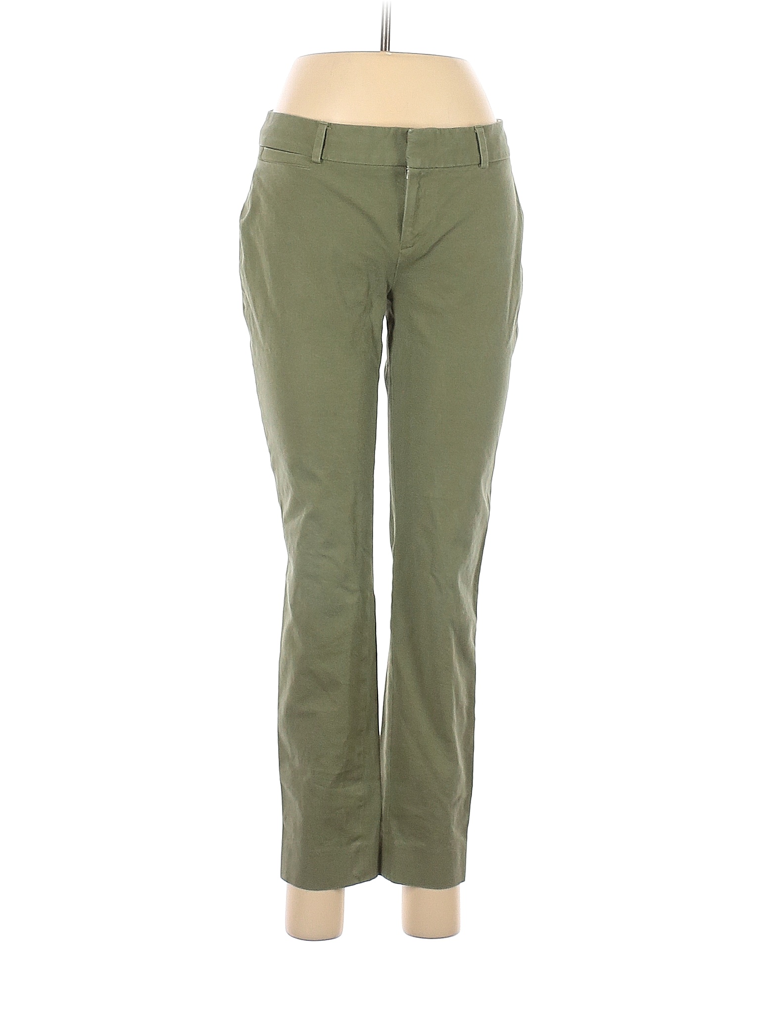 Crown & Ivy Solid Green Casual Pants Size 6 - 78% off | thredUP