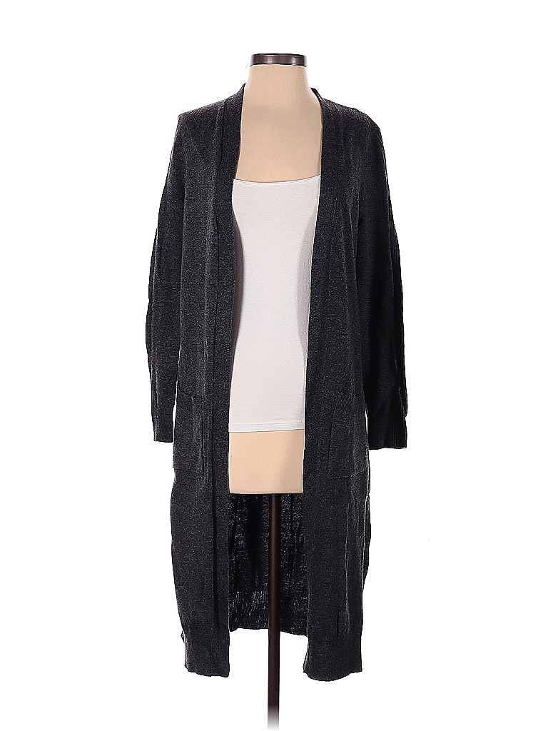 Matty M Color Block Solid Black Gray Cardigan Size S - 92% off | thredUP