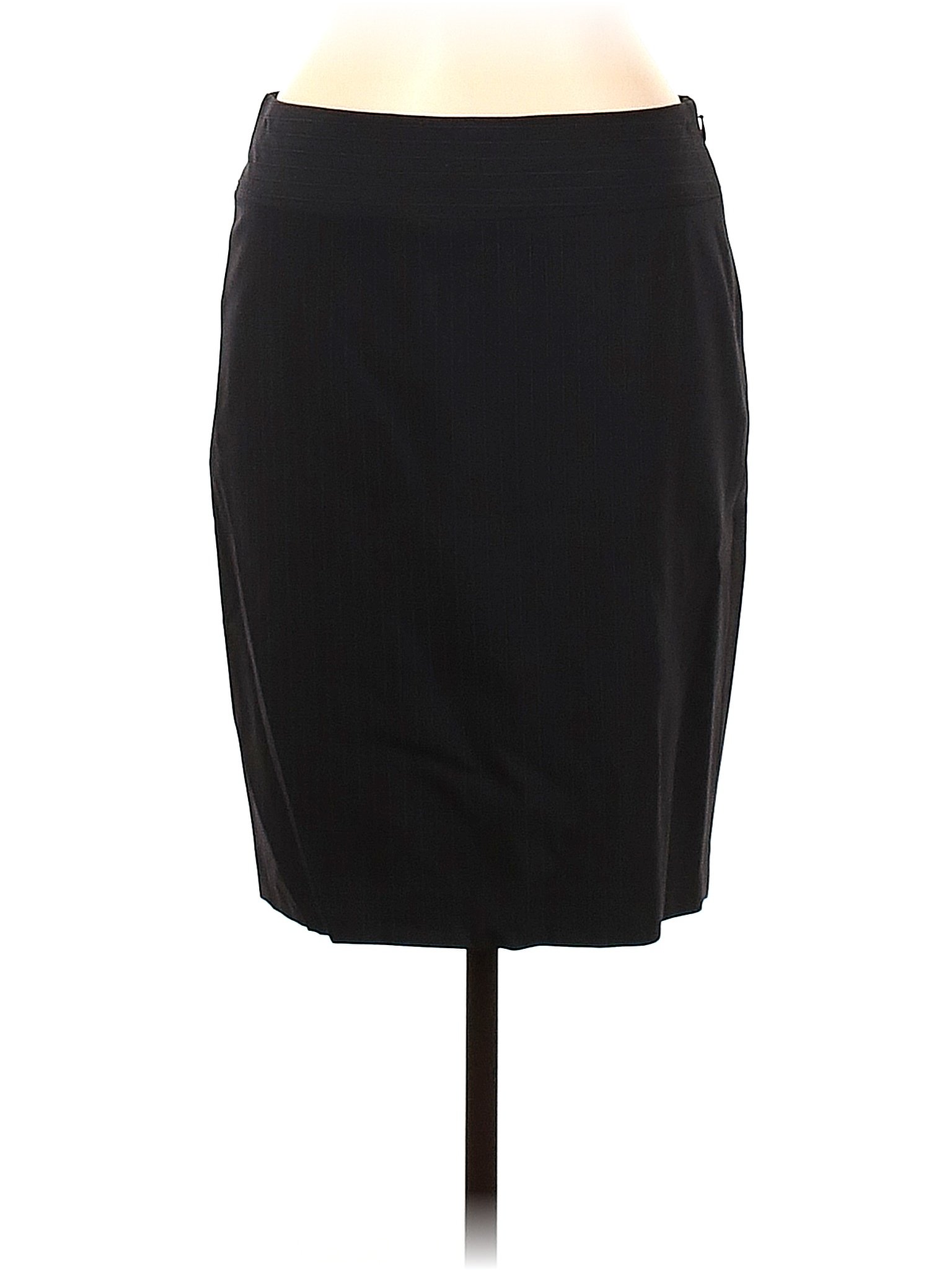 The Limited Solid Black Gray Wool Skirt Size 6 83 Off Thredup