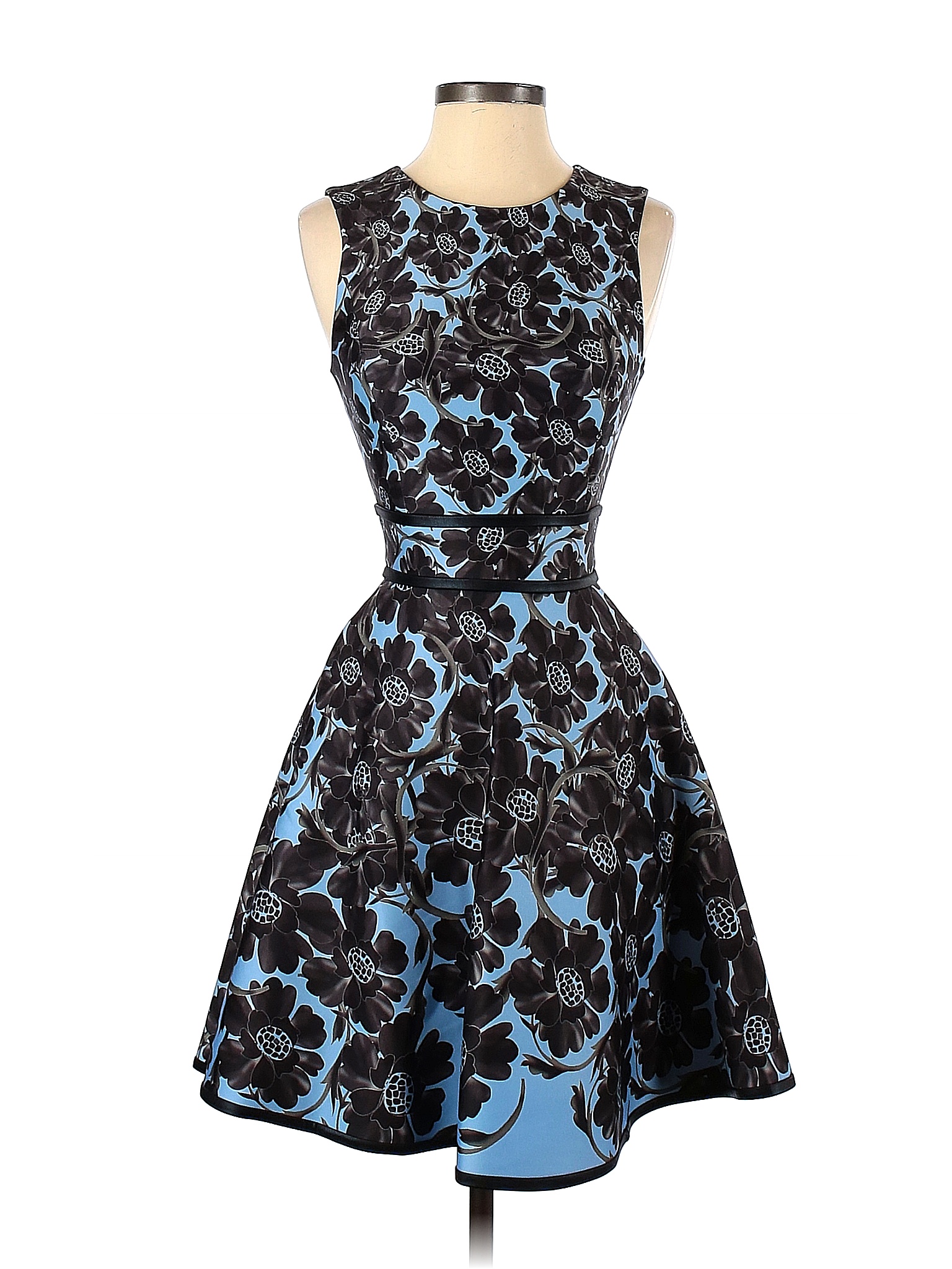 Cynthia Rowley Floral Black Casual Dress Size 2 - 58% off | thredUP