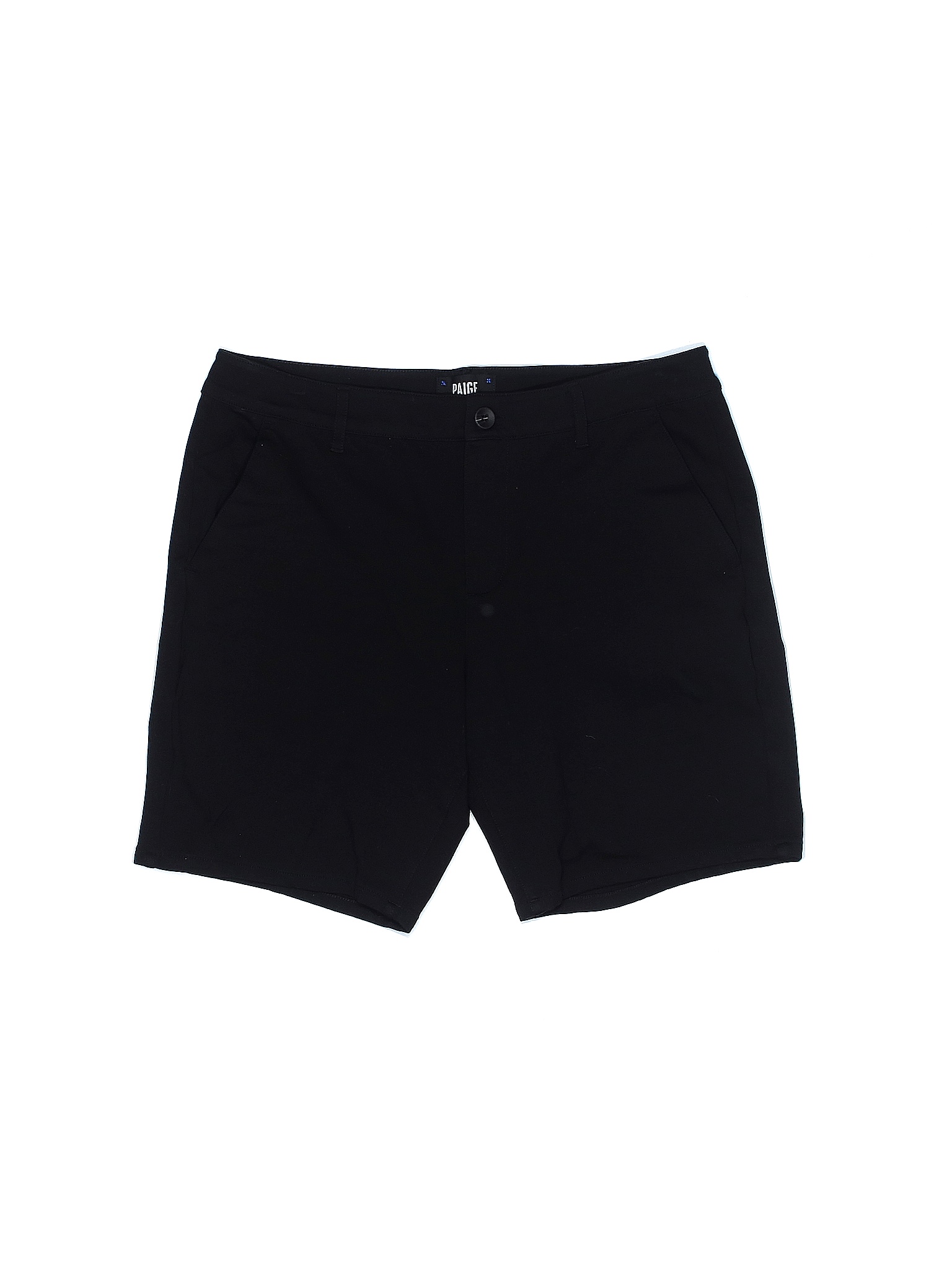 Paige Black Shorts 34 Waist - 87% off | thredUP