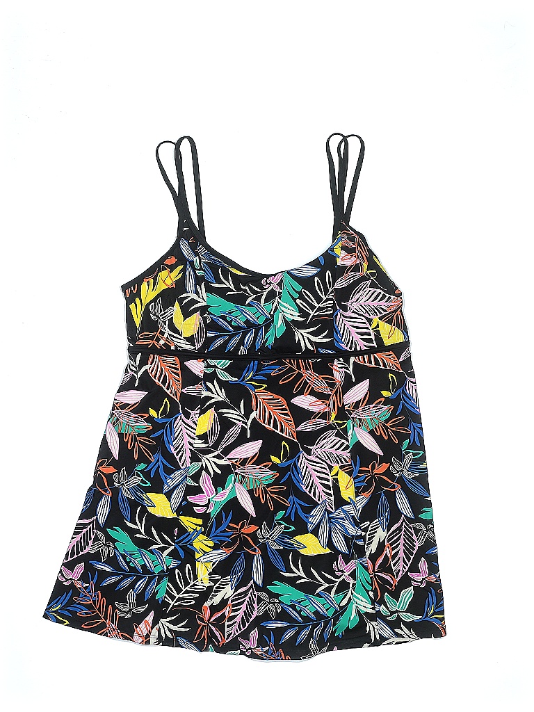 Swimsuits for all Tropical Black One Piece Swimsuit Size 18 (Plus) - 59 ...