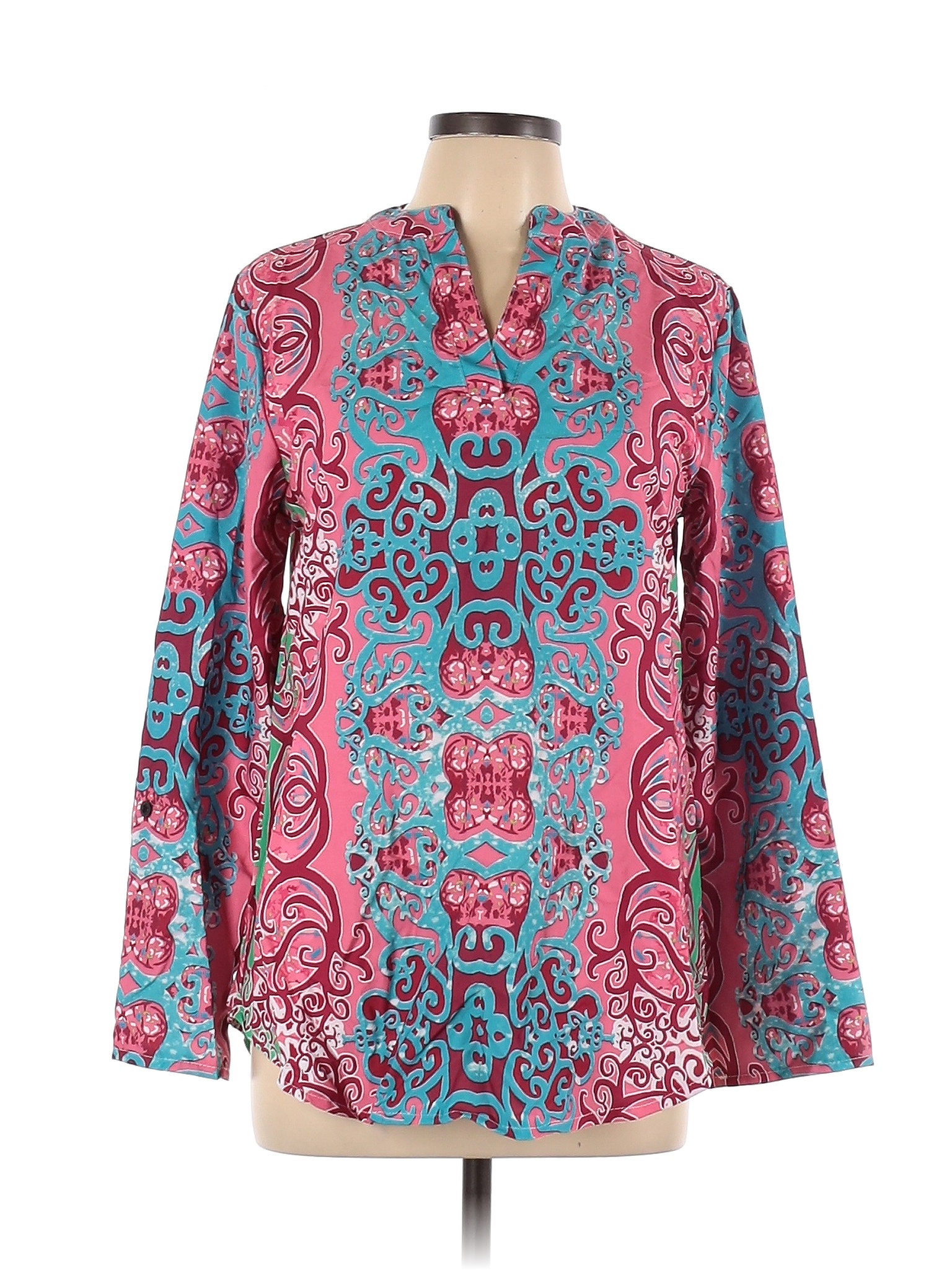 Misslook Pink Long Sleeve Blouse Size L - 77% off | thredUP