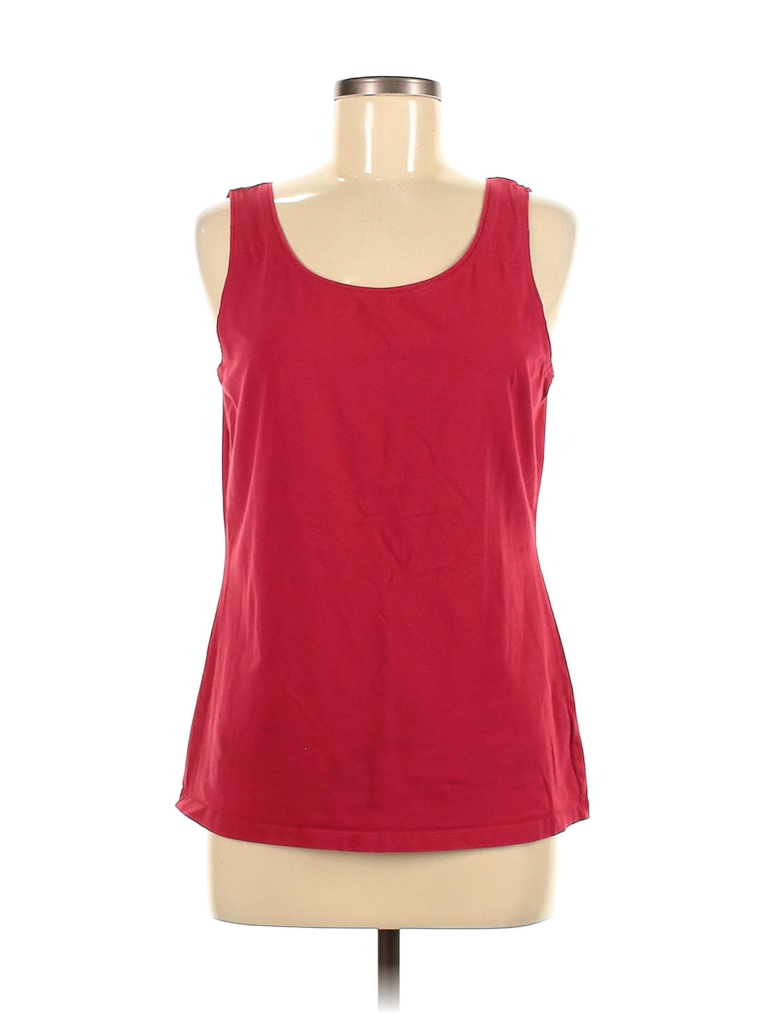 Talbots Outlet Solid Red Tank Top Size L - 57% off | thredUP