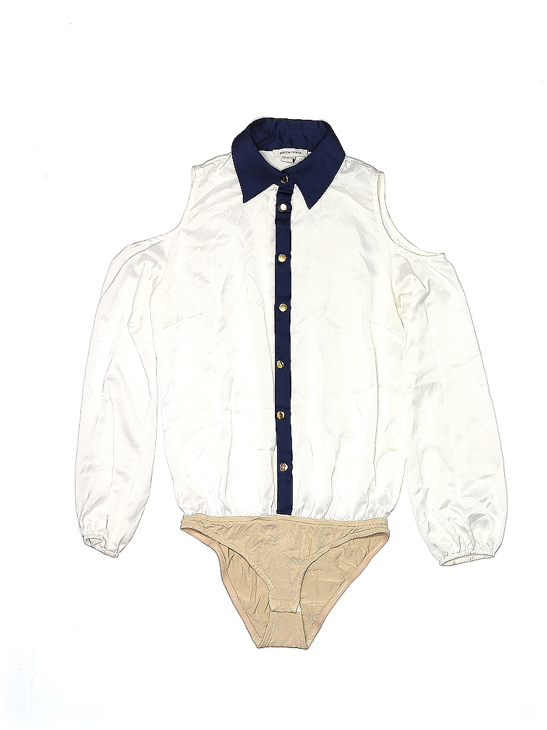 Boston Proper Solid White Ivory Bodysuit Size 2 - 82% off | thredUP