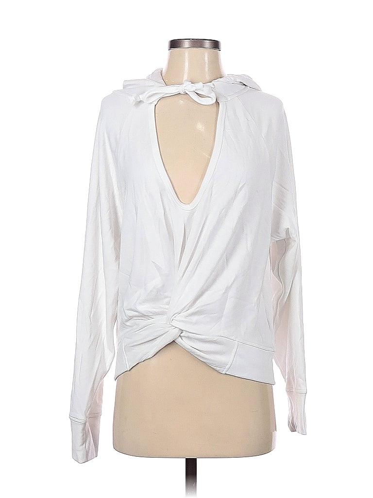 Fabletics White Pullover Hoodie Size S - 59% off | ThredUp