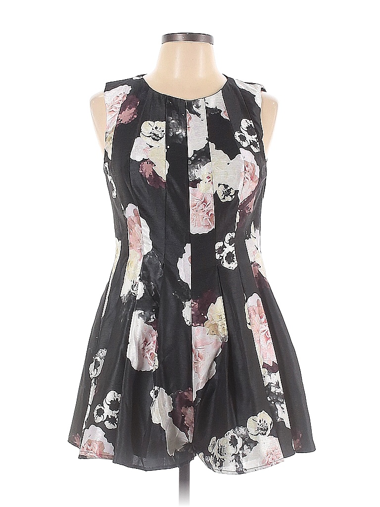 Keepsake 100% Polyester Floral Black Romper Size L - 77% off | thredUP