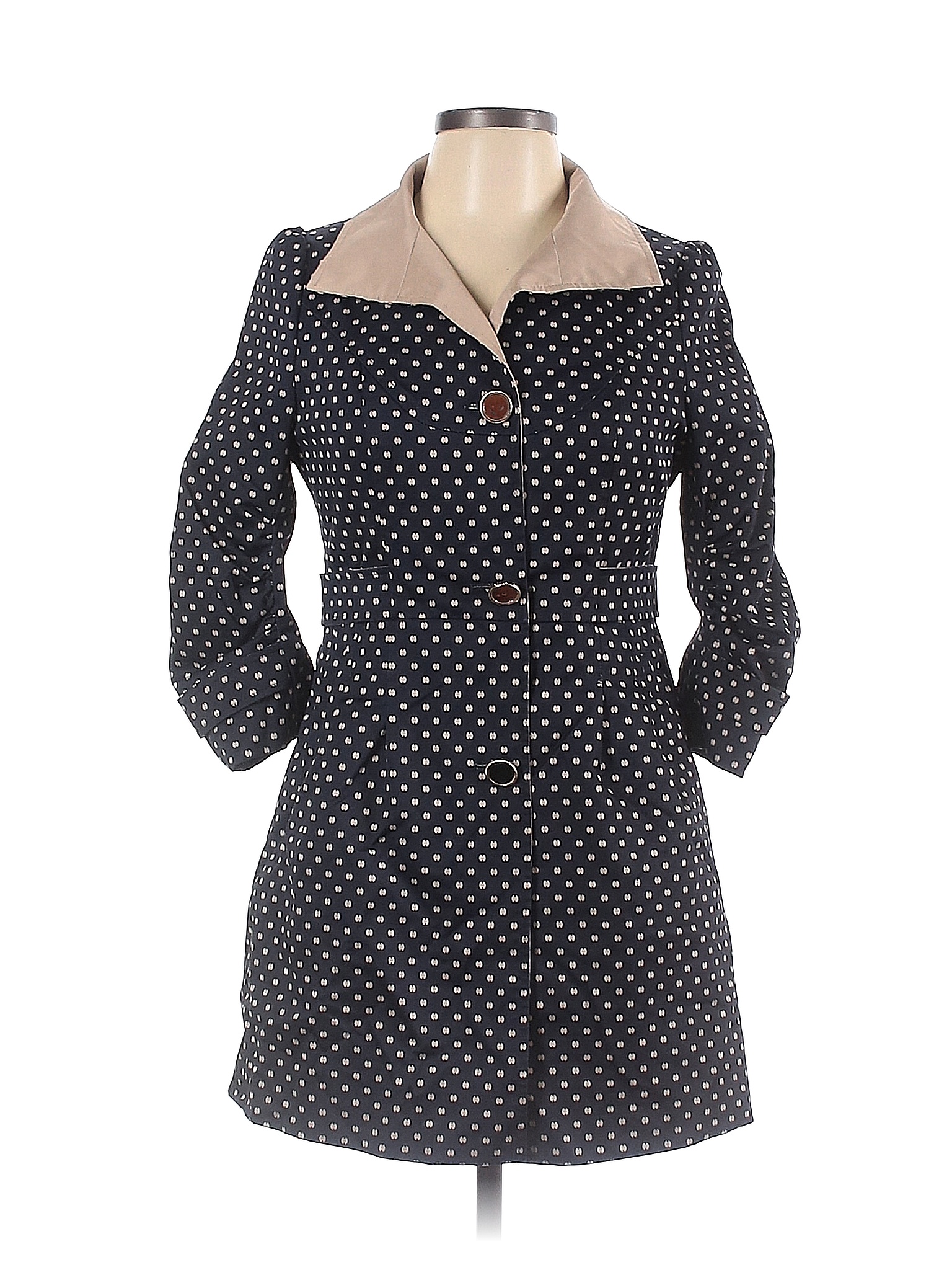 Assorted Brands Polka Dots Black Blue Jacket Size 13 - 85% off | thredUP