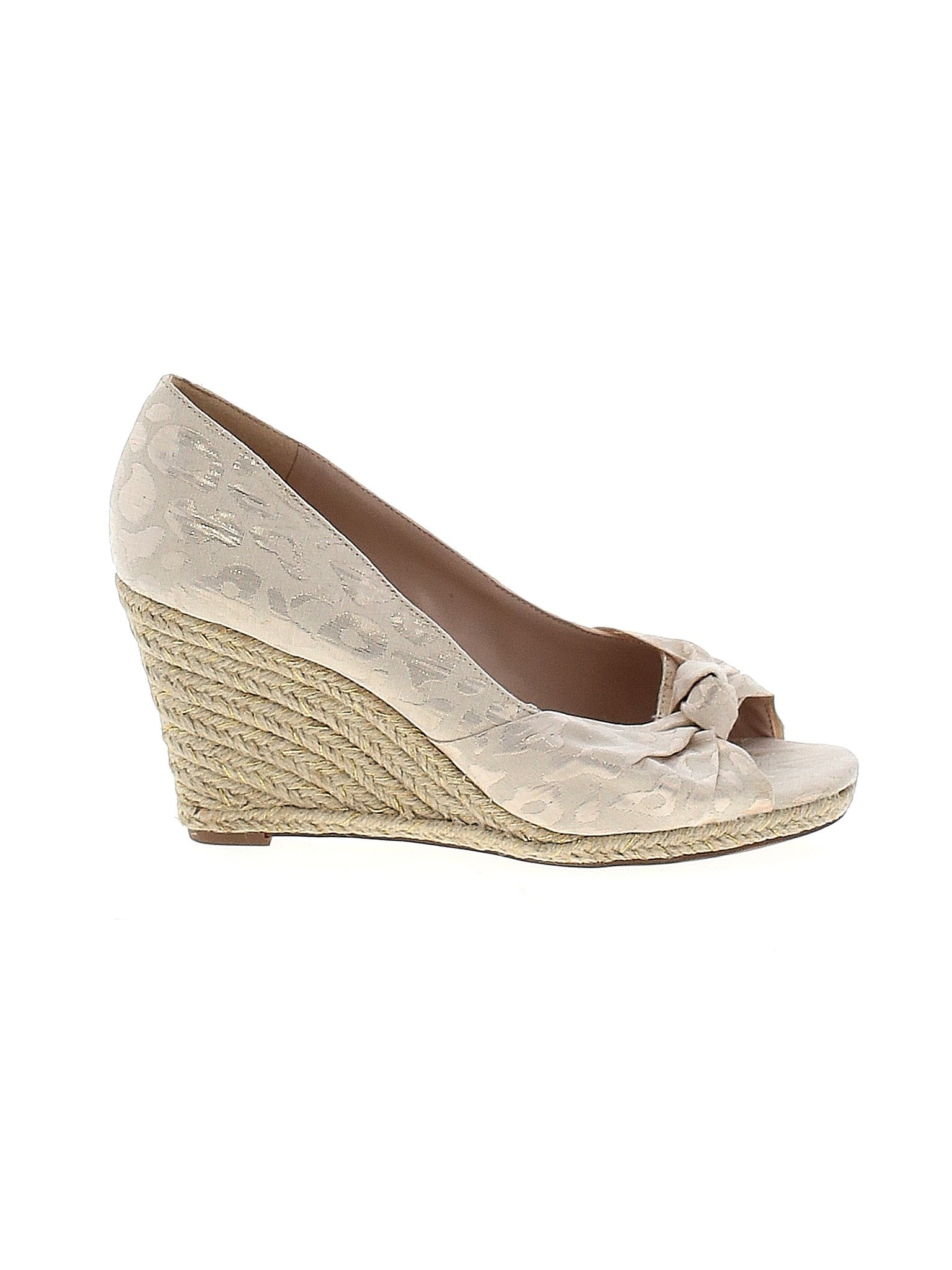 Kelly & Katie Solid Colored Ivory Wedges Size 10 - 59% off | thredUP
