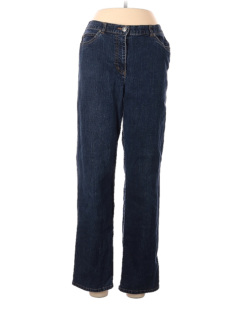 Ruby Rd. 100% Cotton Solid Colored Blue Jeans Size 8 - 76% off | thredUP