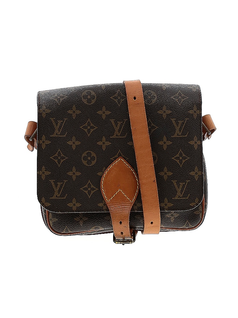 Louis Vuitton 100% Canvas Black Brown Crossbody Bag One Size - 49% off ...